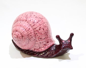 Pink snail | Etsy