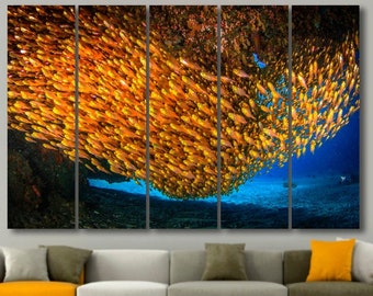 Tropical fish art | Etsy