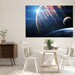 Universe Art Universe DecorPlanets Wall Decor Stars Canvas | Etsy