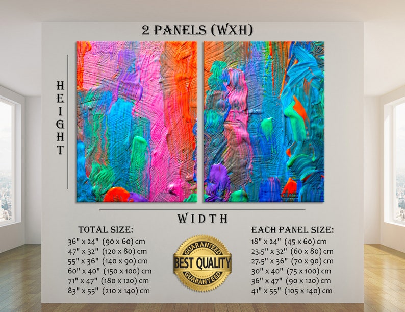 Colorful Wall Art Colorful Wall Decor Modern Wall Art Modern - Etsy