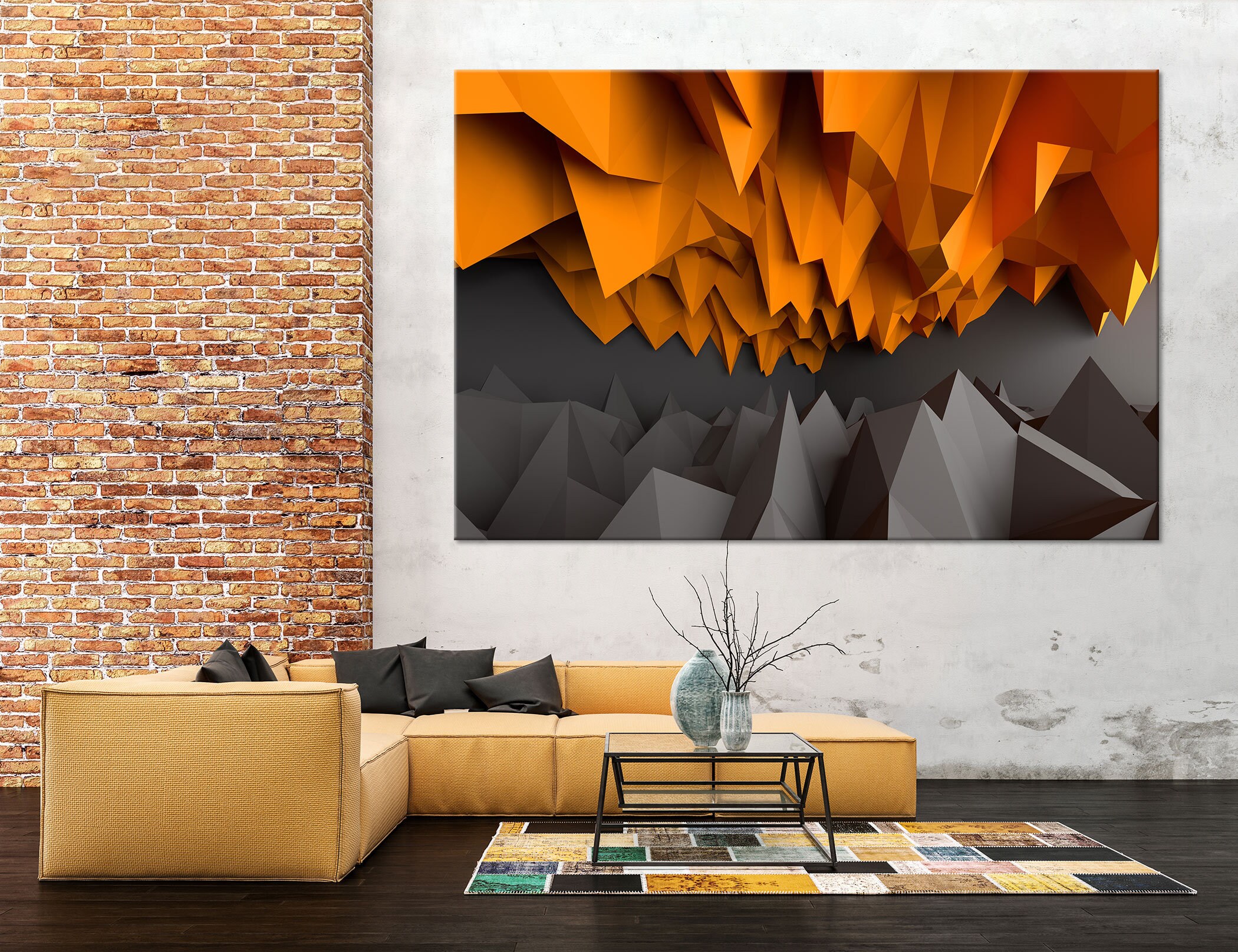 Abstract Wall Art Canvas Print 3D Wall Art Prints 3D Wall Art | Etsy