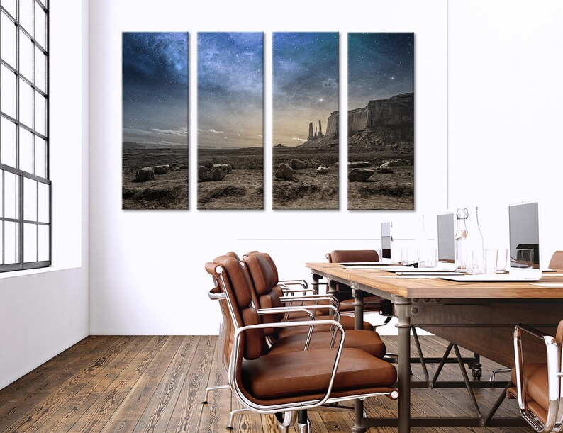 Rocky Desert Wall Art Rocky Desert Wall Decor Desert Canvas - Etsy