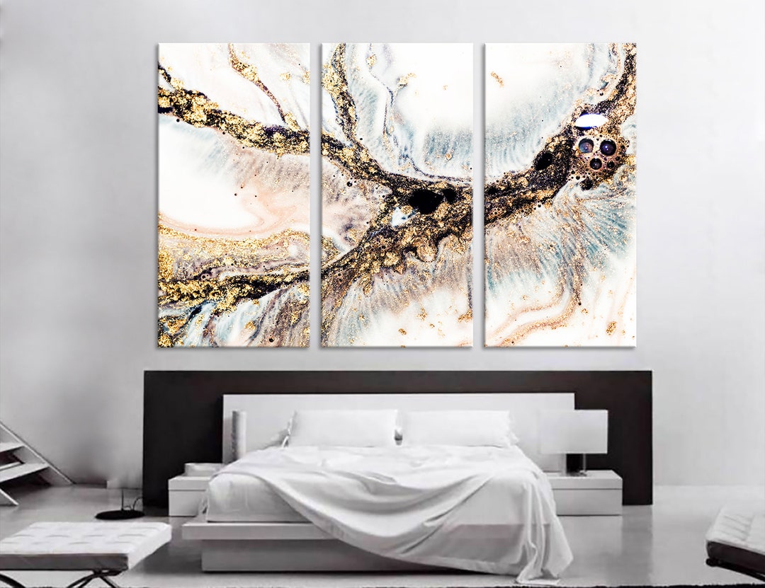 Abstract Gold Artwork - Etsy