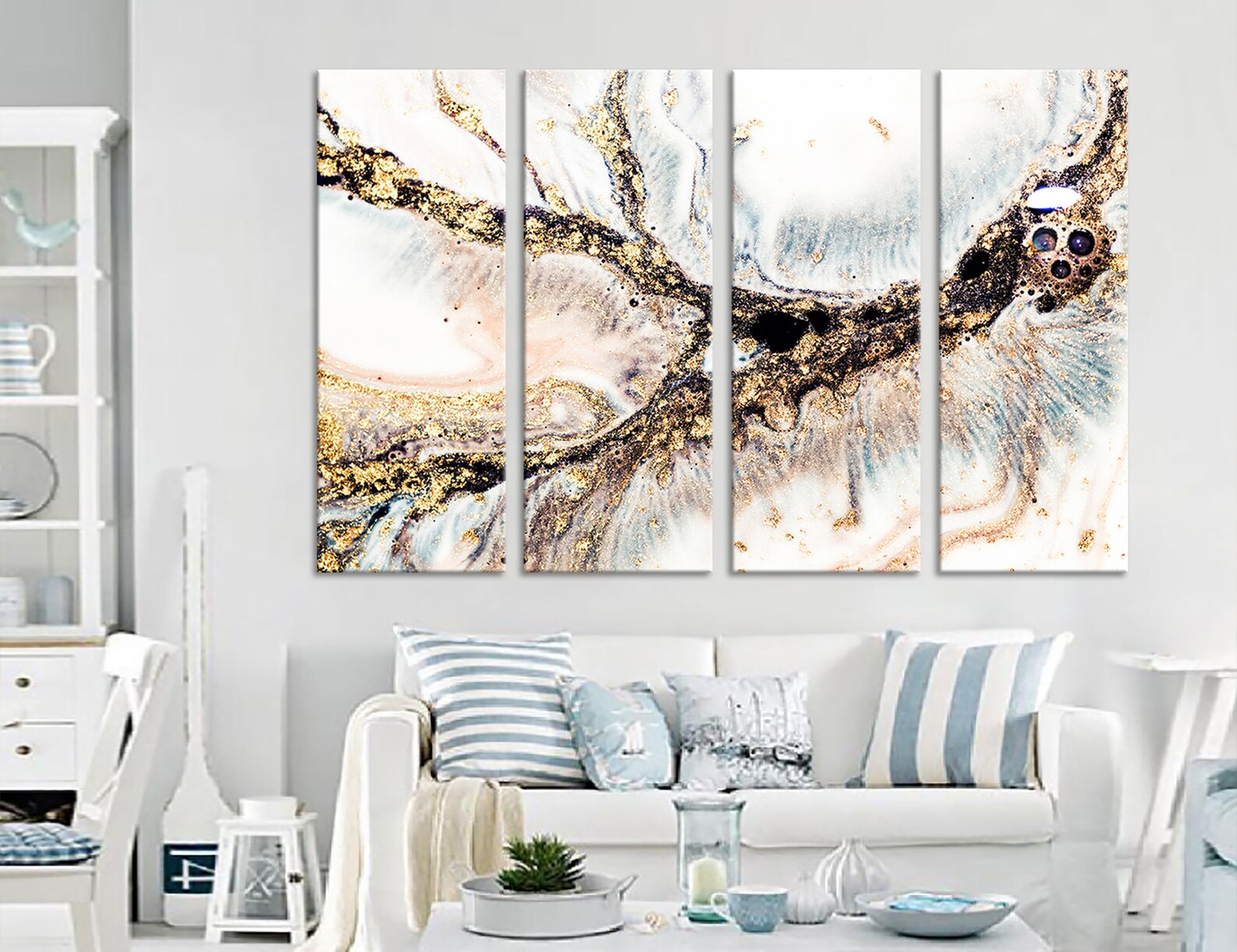 Abstract Gold Artwork - Etsy