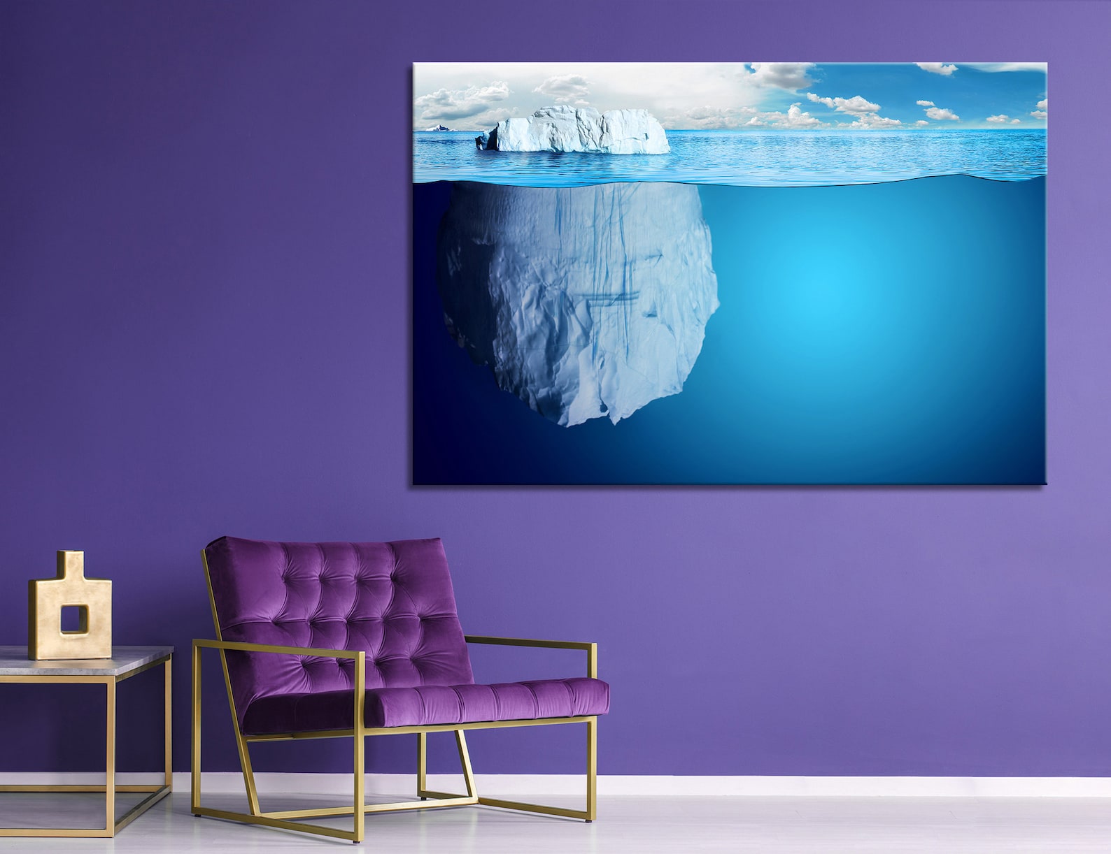 Iceberg Wall Art Iceberg Wall Decor Iceberg Canvas Iceberg Print ...