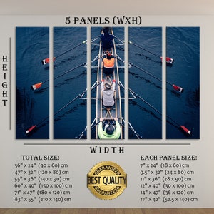 Rowing Wall Art Print Rowing Wall Decor Rowing Canvas Rowing Print ...