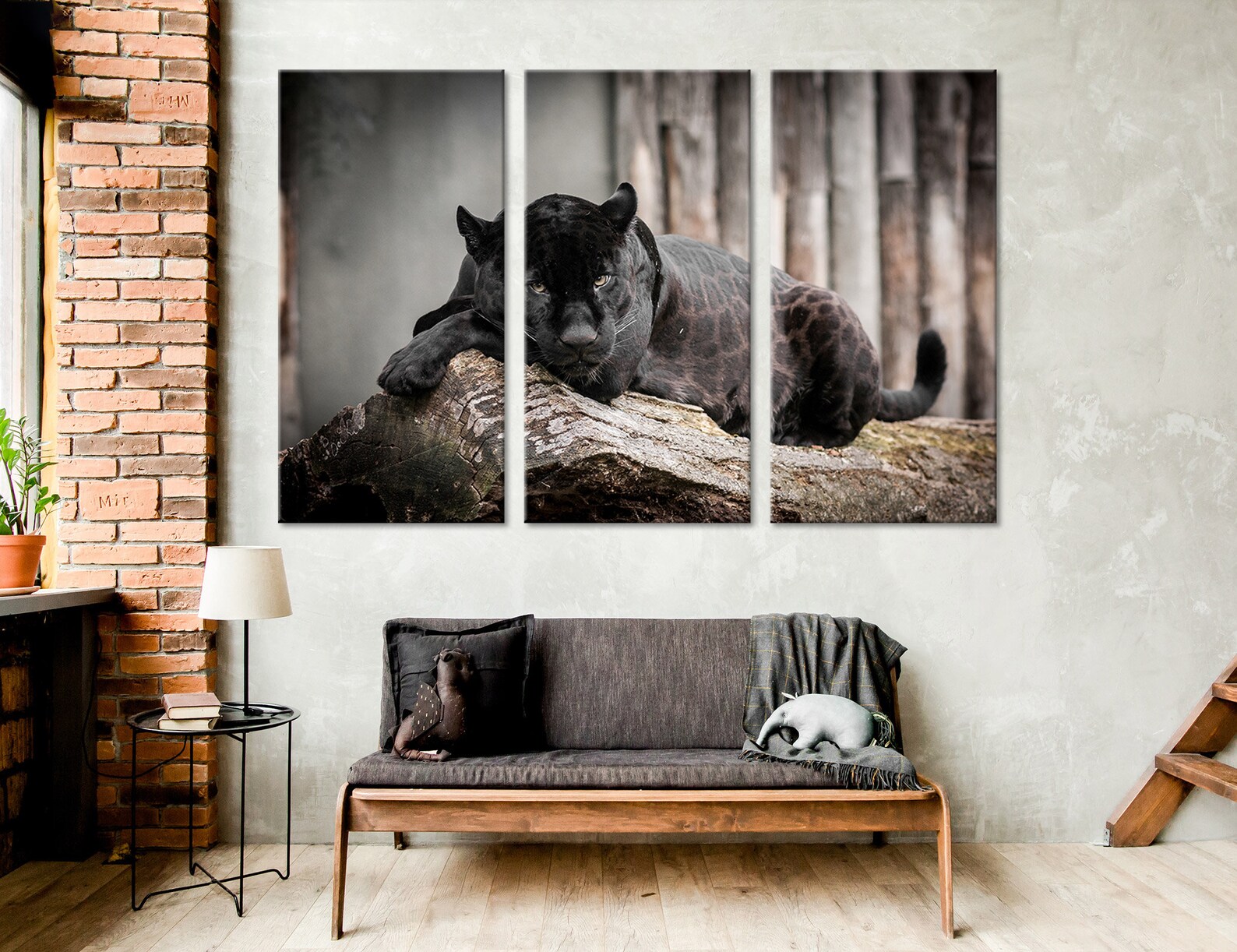 Black Panthera Wall Art Panther Canvas Panther Wall Art Panther Print ...