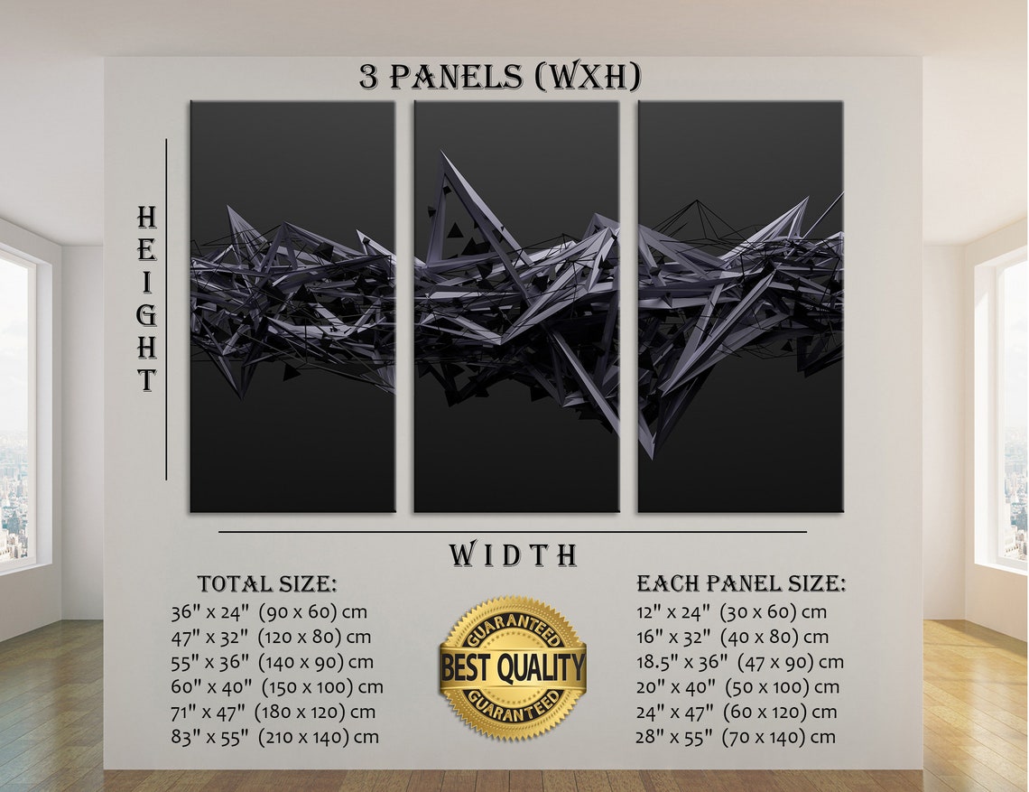 3D Wall Art Prints 3D Wall Art Decor 3D Abstract Canvas 3D - Etsy