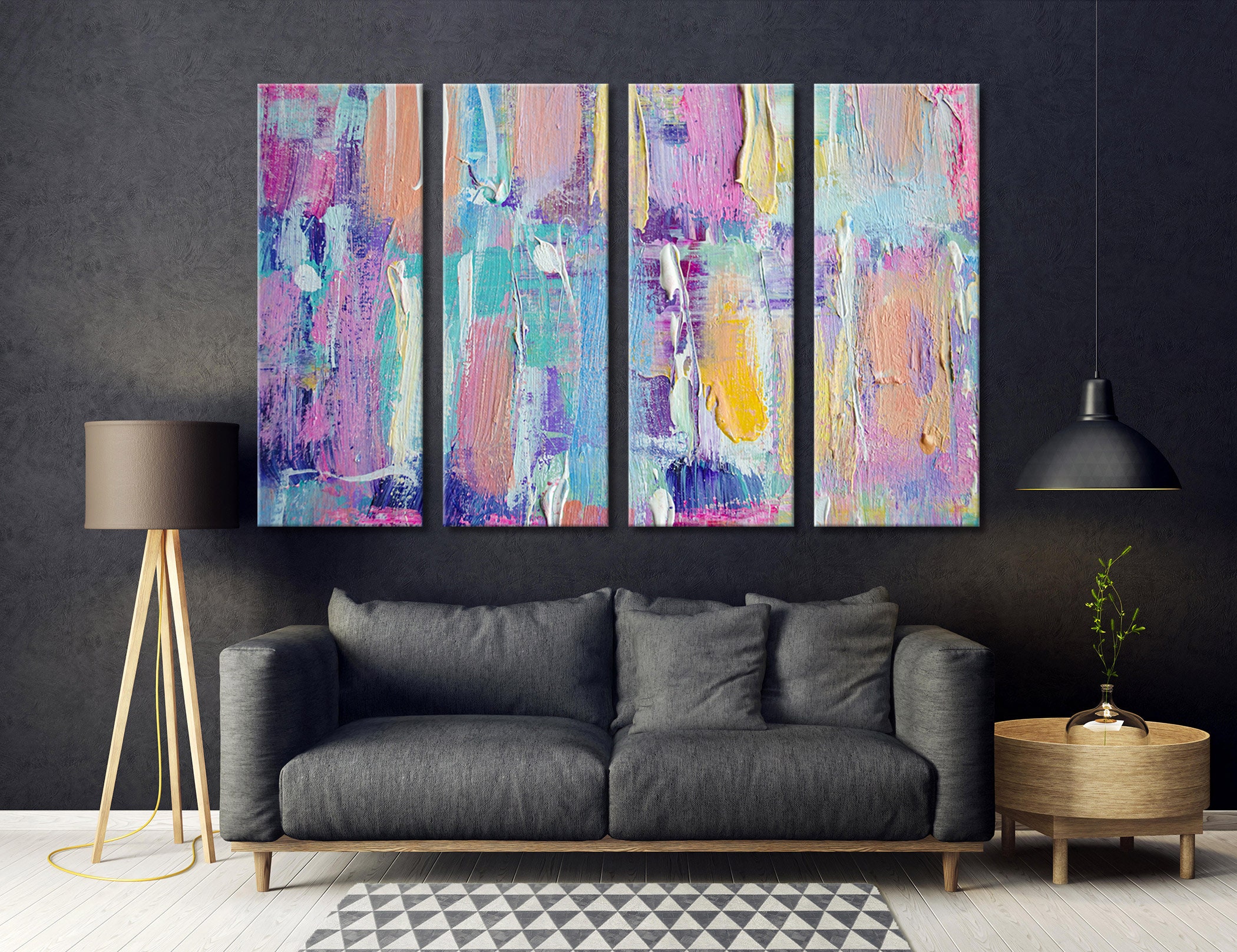 Acrylic Painting Wall Art Print Acrylic Painting Wall Decor - Etsy