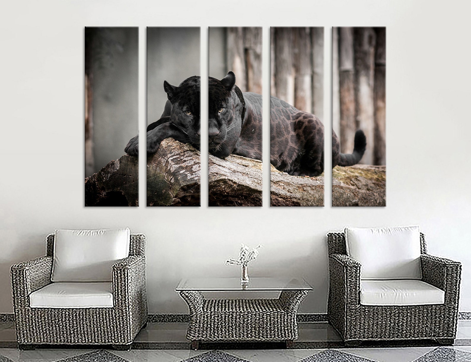 Black Panthera Wall Art Panther Canvas Panther Wall Art Panther Print ...