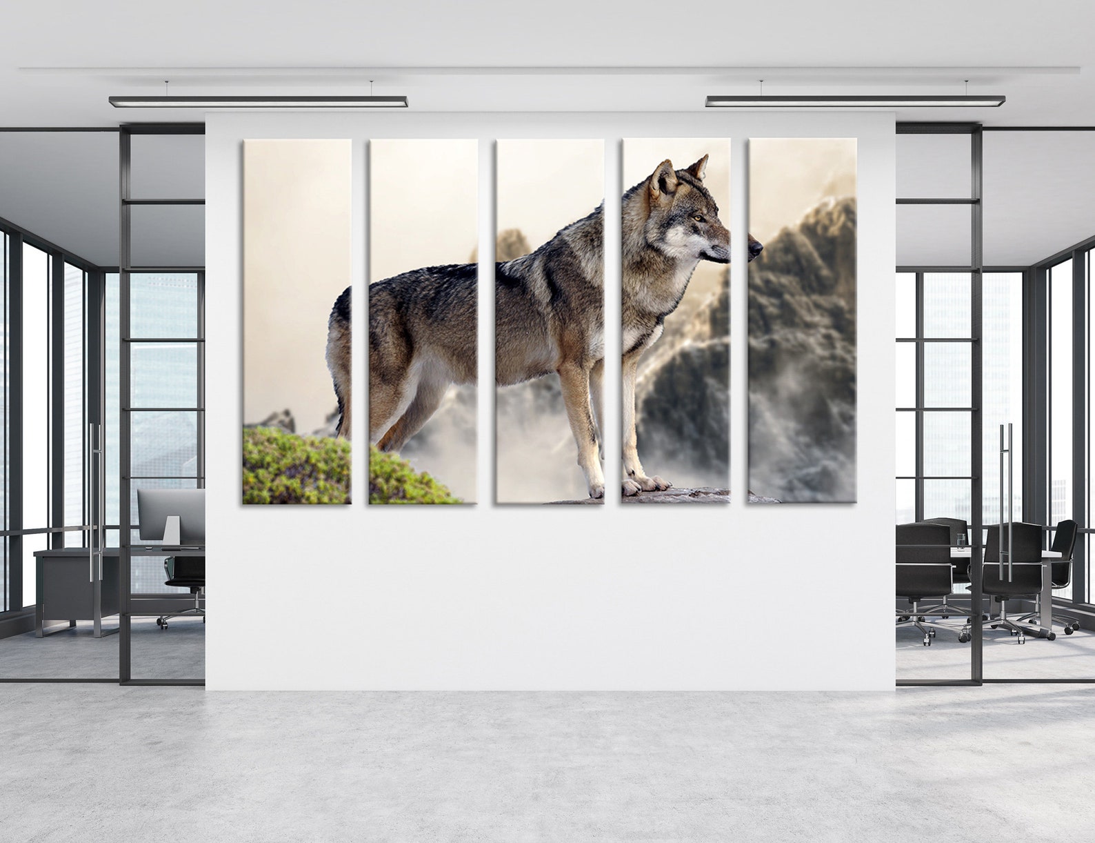 Wolf Wall Art Wolf Wall Decor Extra Large Wall Art Extra Large - Etsy