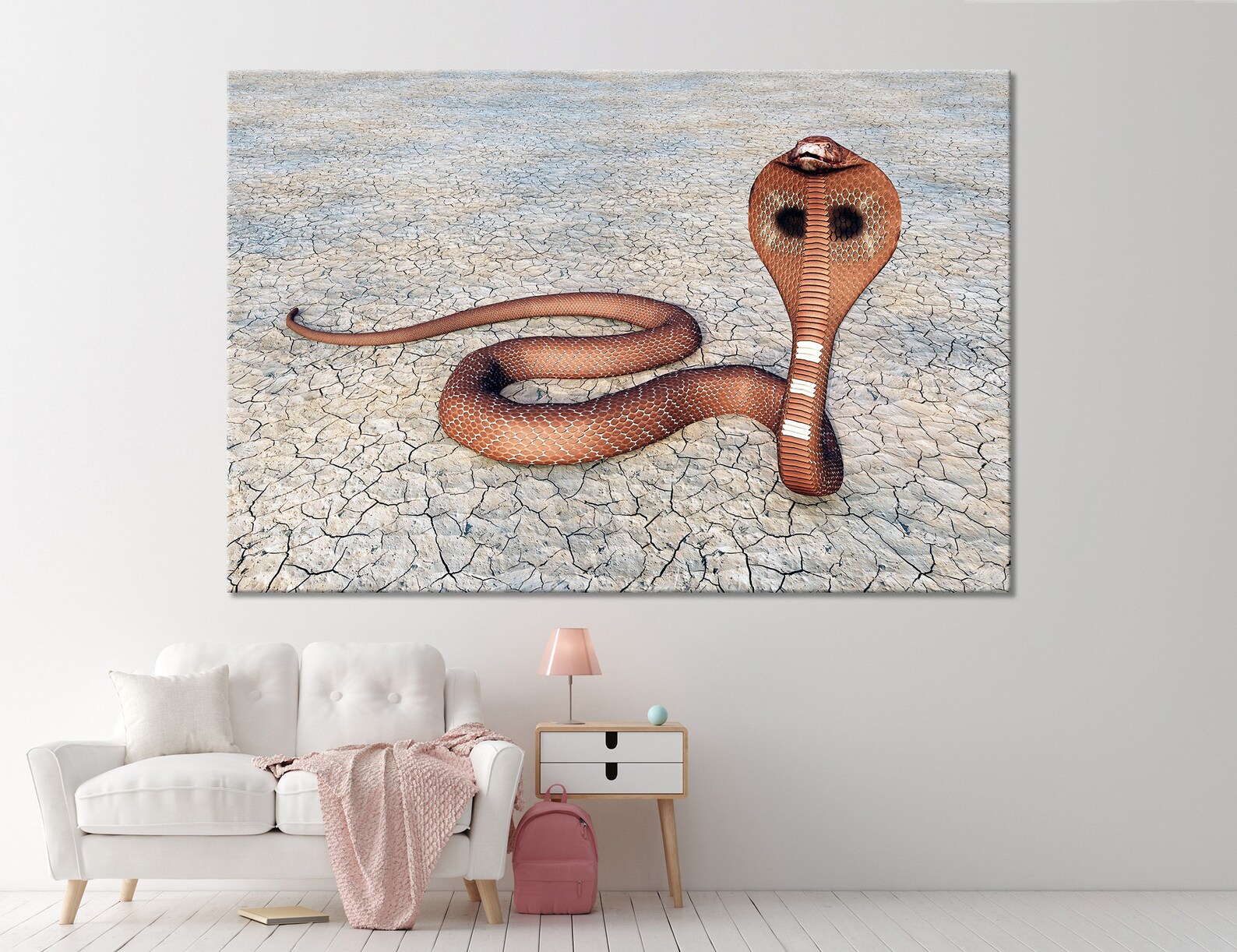 Cobra Snake Wall Art Cobra Snake Wall Decor Nature Wall Art - Etsy