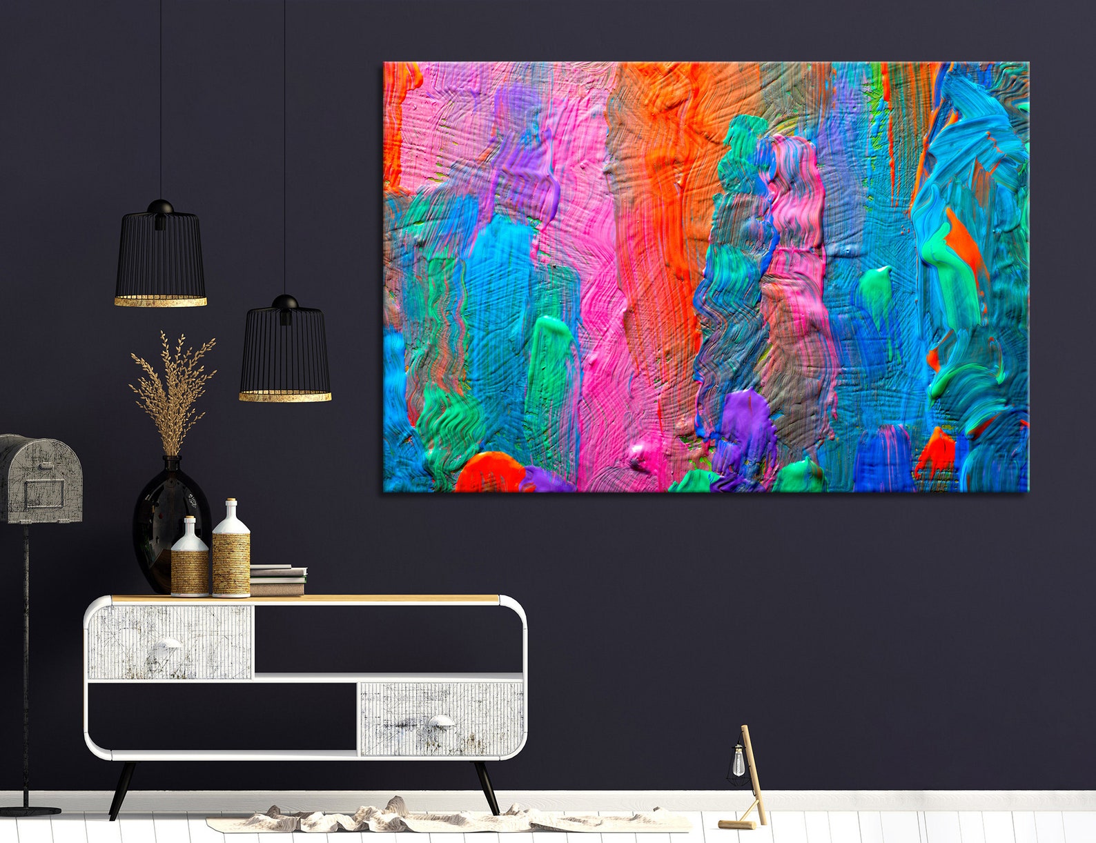 Colorful Wall Art Colorful Wall Decor Modern Wall Art Modern - Etsy