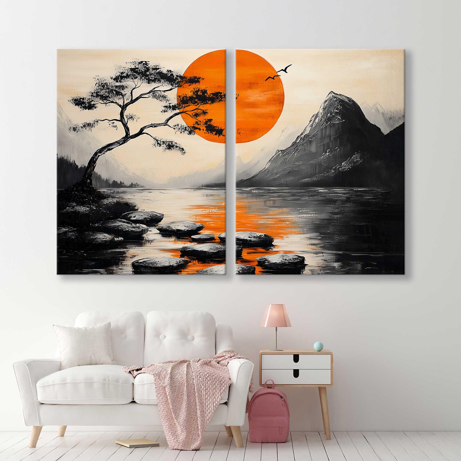 Japan Land of the Rising Sun Canvas Print - Traditional Japanese Art ...