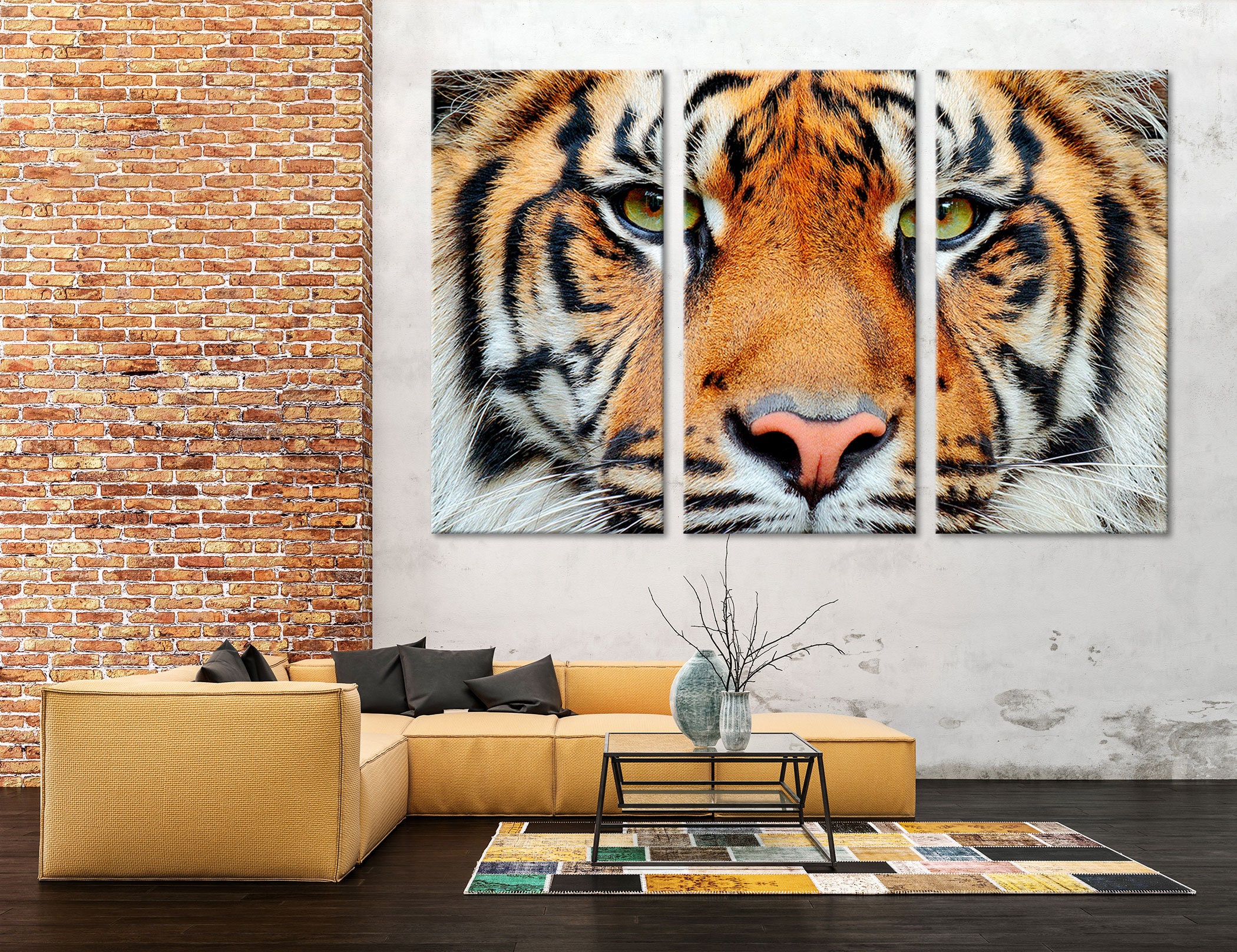 Tiger Canvas Tiger Print Tiger Poster Tiger Photo Wall Art | Etsy