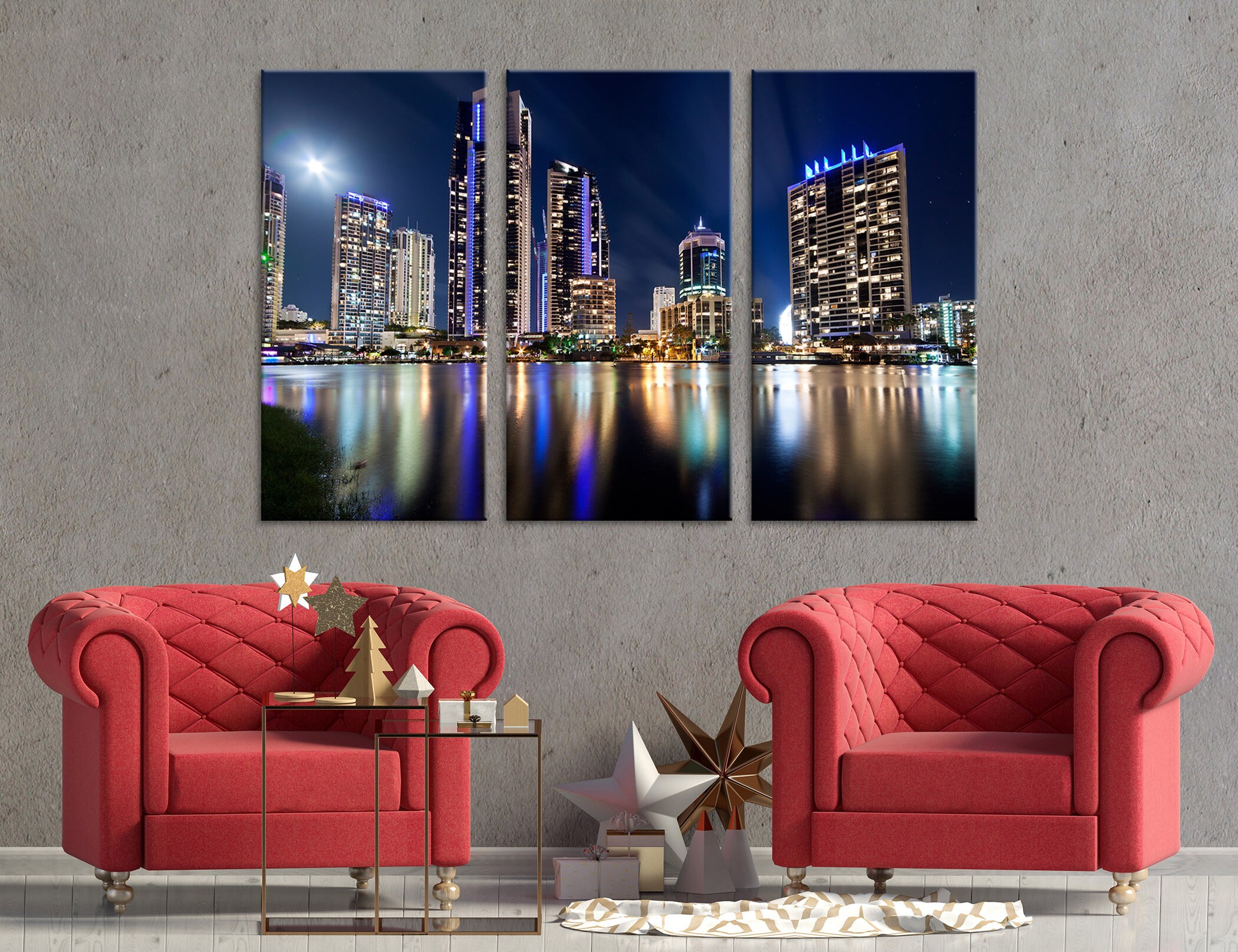 Gold Coast Canvas Cityscape Canvas Queensland Canvas Cityscape - Etsy