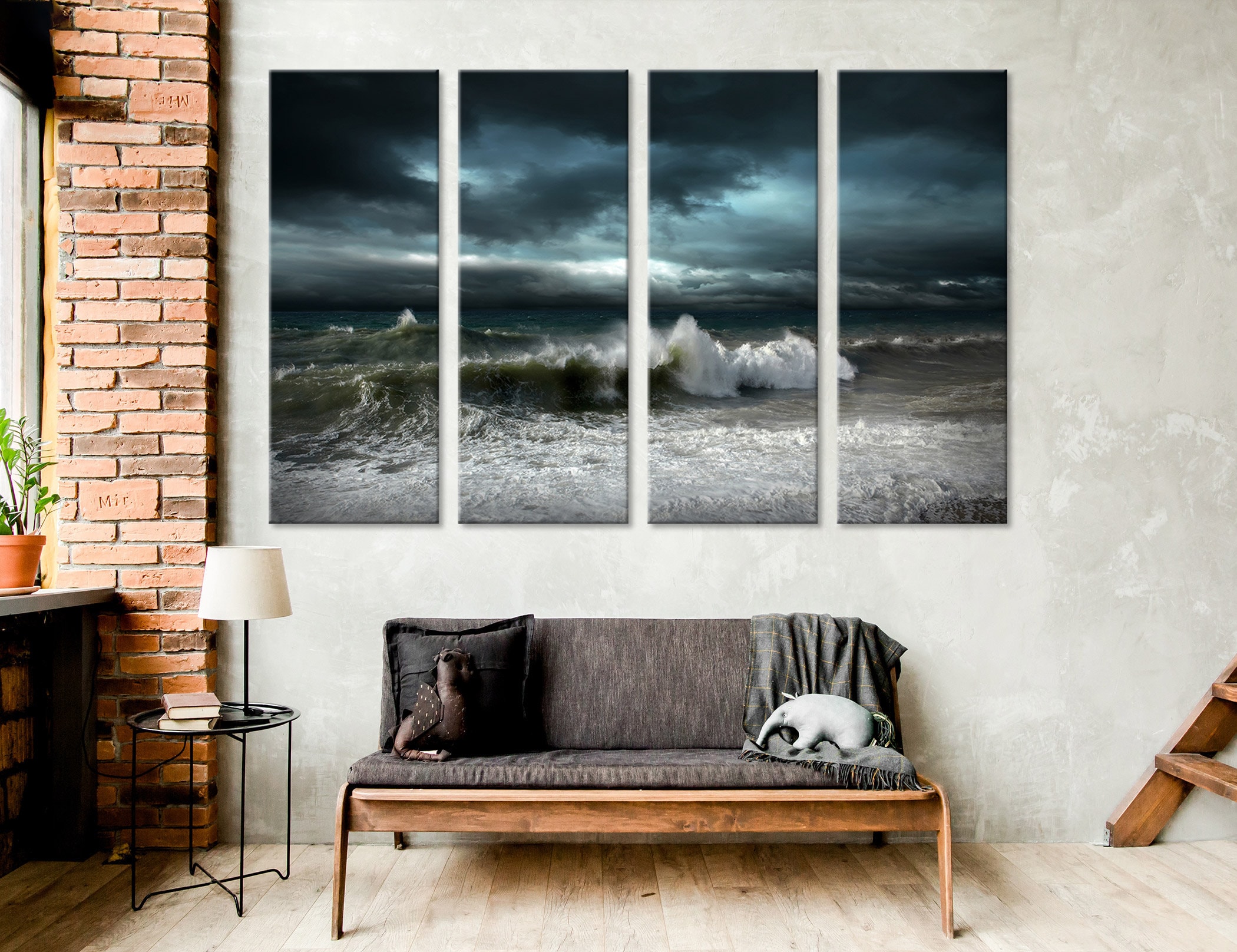 Storm Art Storm Canvas Storm Decor Storm Home Decor Storm | Etsy