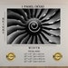 Jet Engine Wall Art Turbine Artwork Jet Engine Canvas Print - Etsy