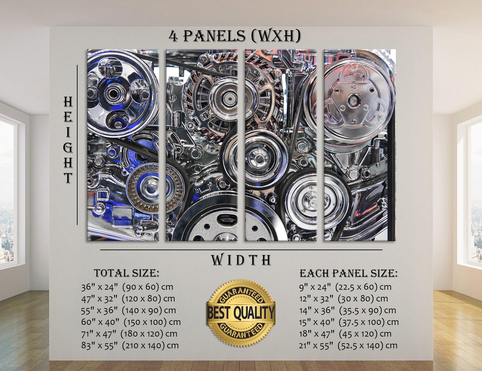Engine World Wall Art Engine Wall Decor Car Engine Decor Engine Print ...