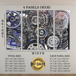 Engine World Wall Art Engine Wall Decor Car Engine Decor Engine Print ...