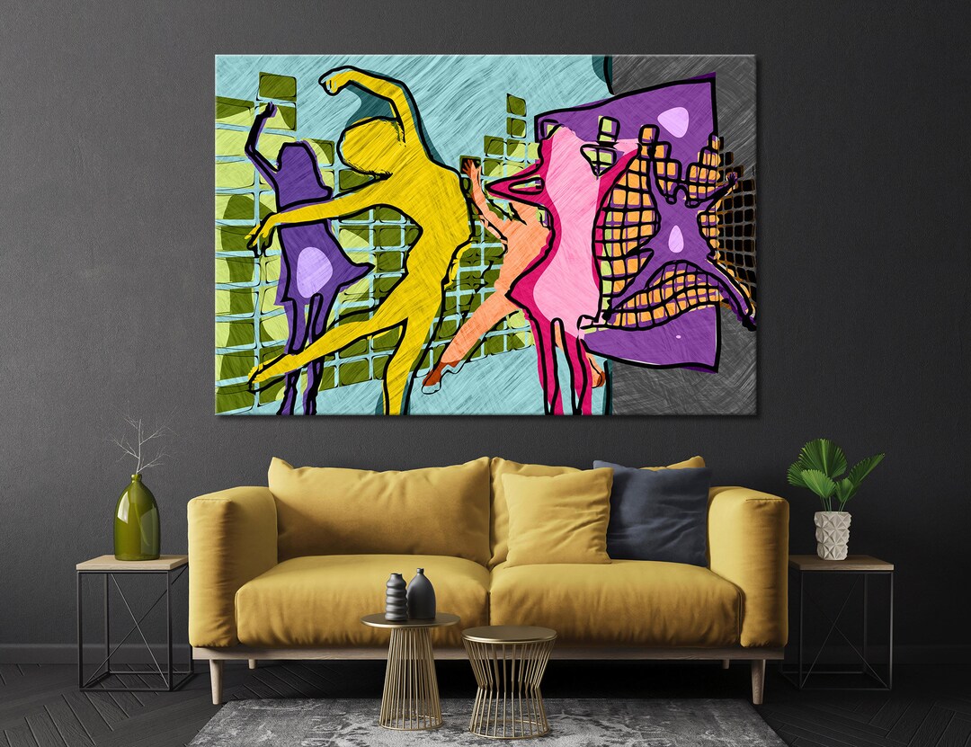 Party Pop Art, Pop Wall Art, Dance Wall Decor - Etsy