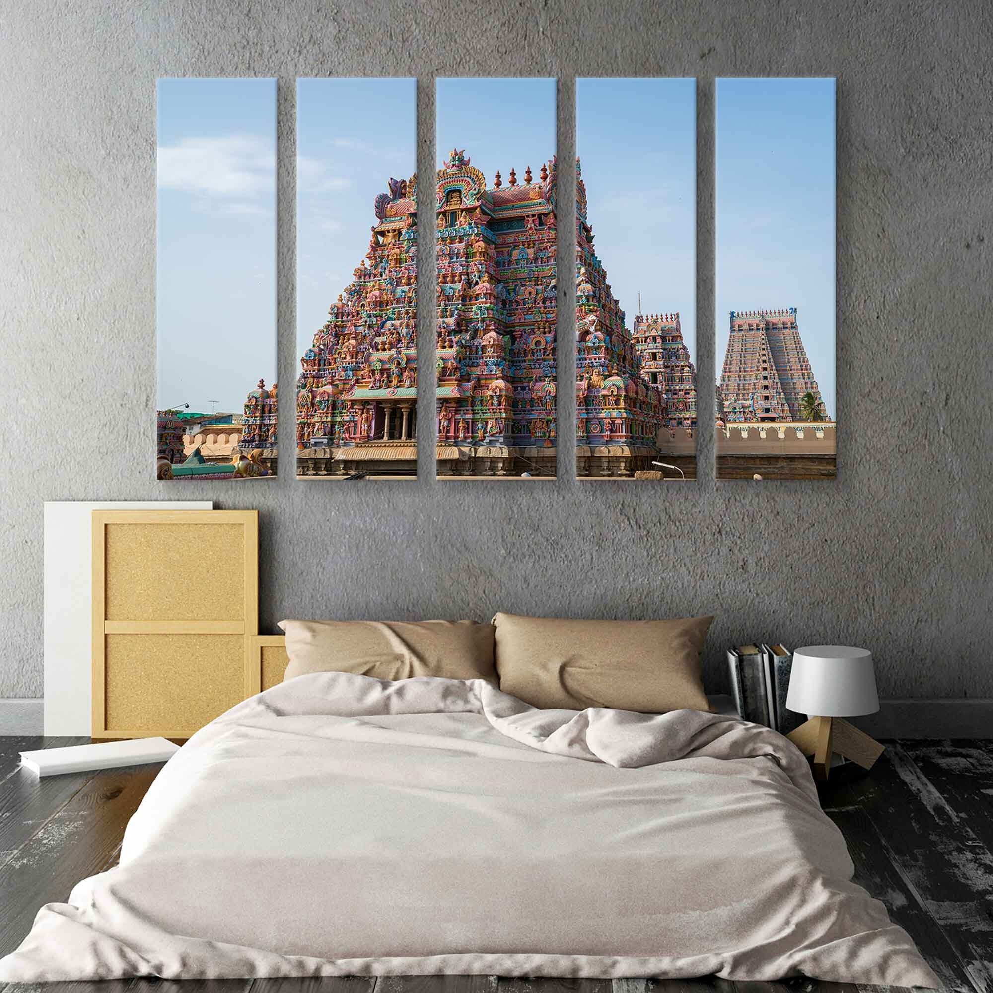 Exquisite Canvas Print of Sri Ranganathaswamy Temple, India's Largest ...