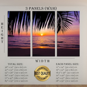 Sunset Canvas Art Sunset Extra Large Sunset Large Wall Art Sunset Photo ...