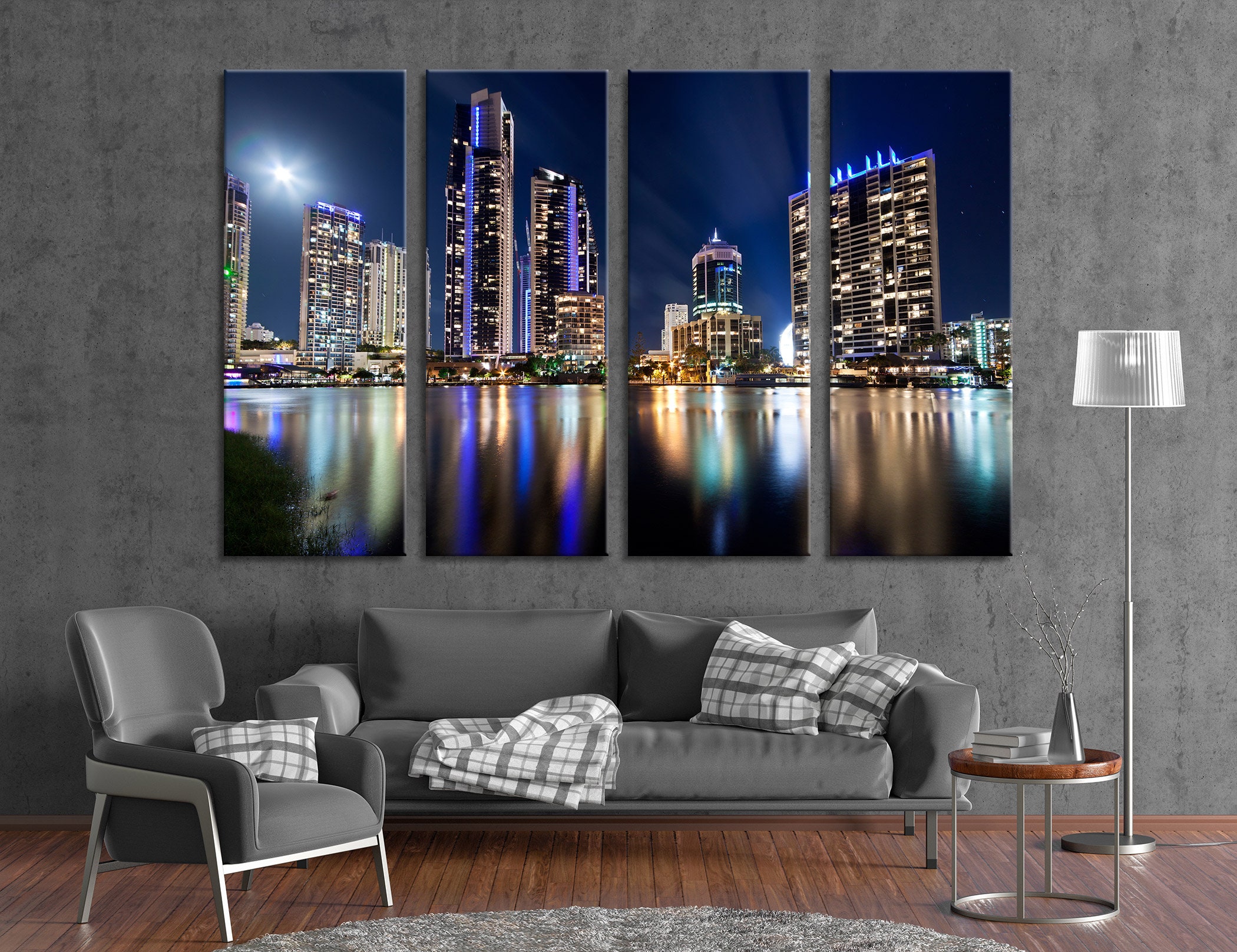 Gold Coast Canvas Cityscape Canvas Queensland Canvas Cityscape - Etsy