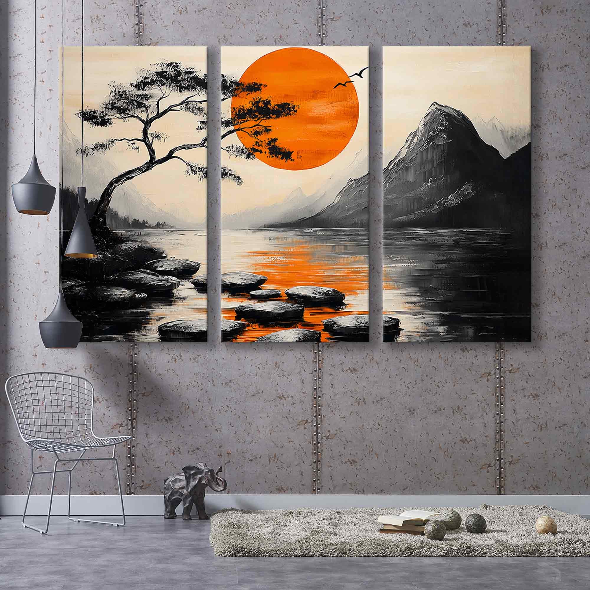 Japan Land of the Rising Sun Canvas Print - Traditional Japanese Art ...
