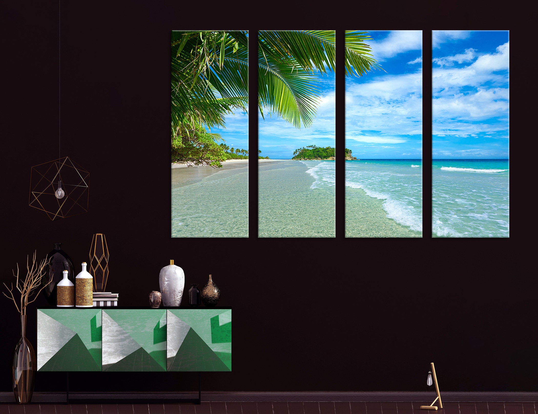 Tropical Paradise Wall Art Tropical Paradise Wall Decor - Etsy