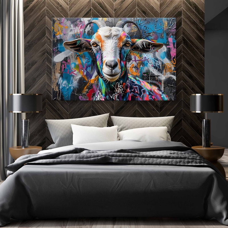 Goat Print - Etsy
