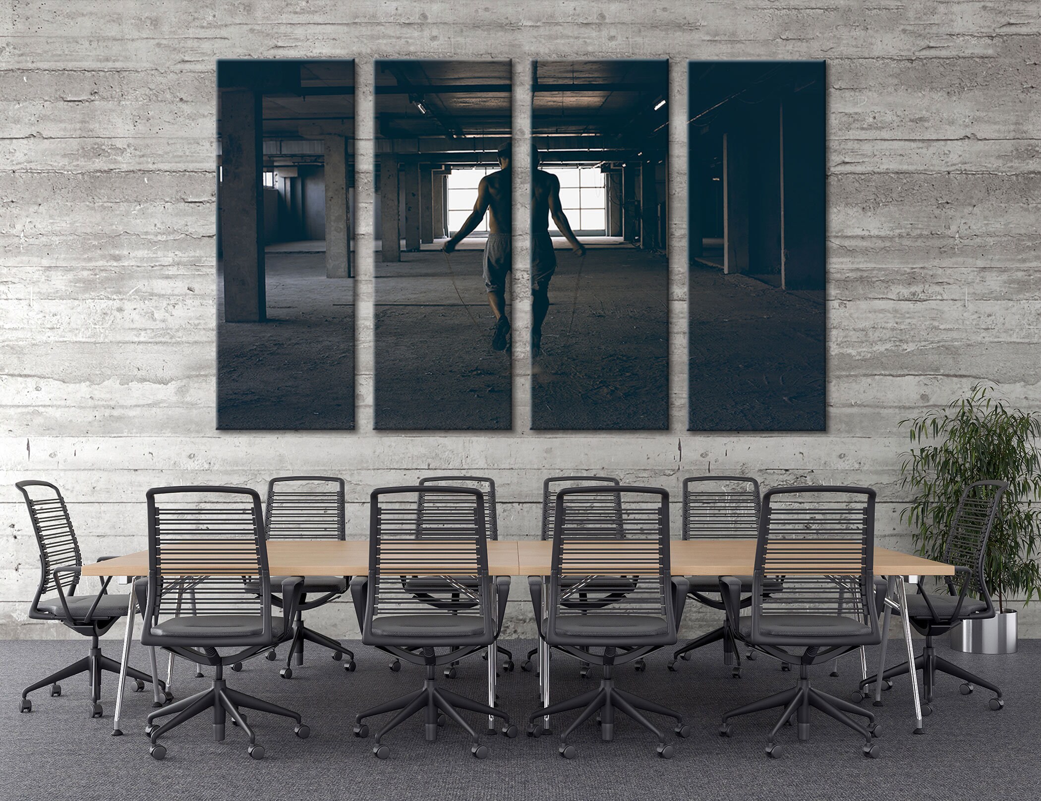 Jump Rope Canvas Skipping Rope Wall Decor Gym Wall Art Gym - Etsy