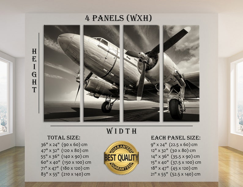 Historical Aircraft Wall Art Aircraft Wall Decor Plane Wall - Etsy