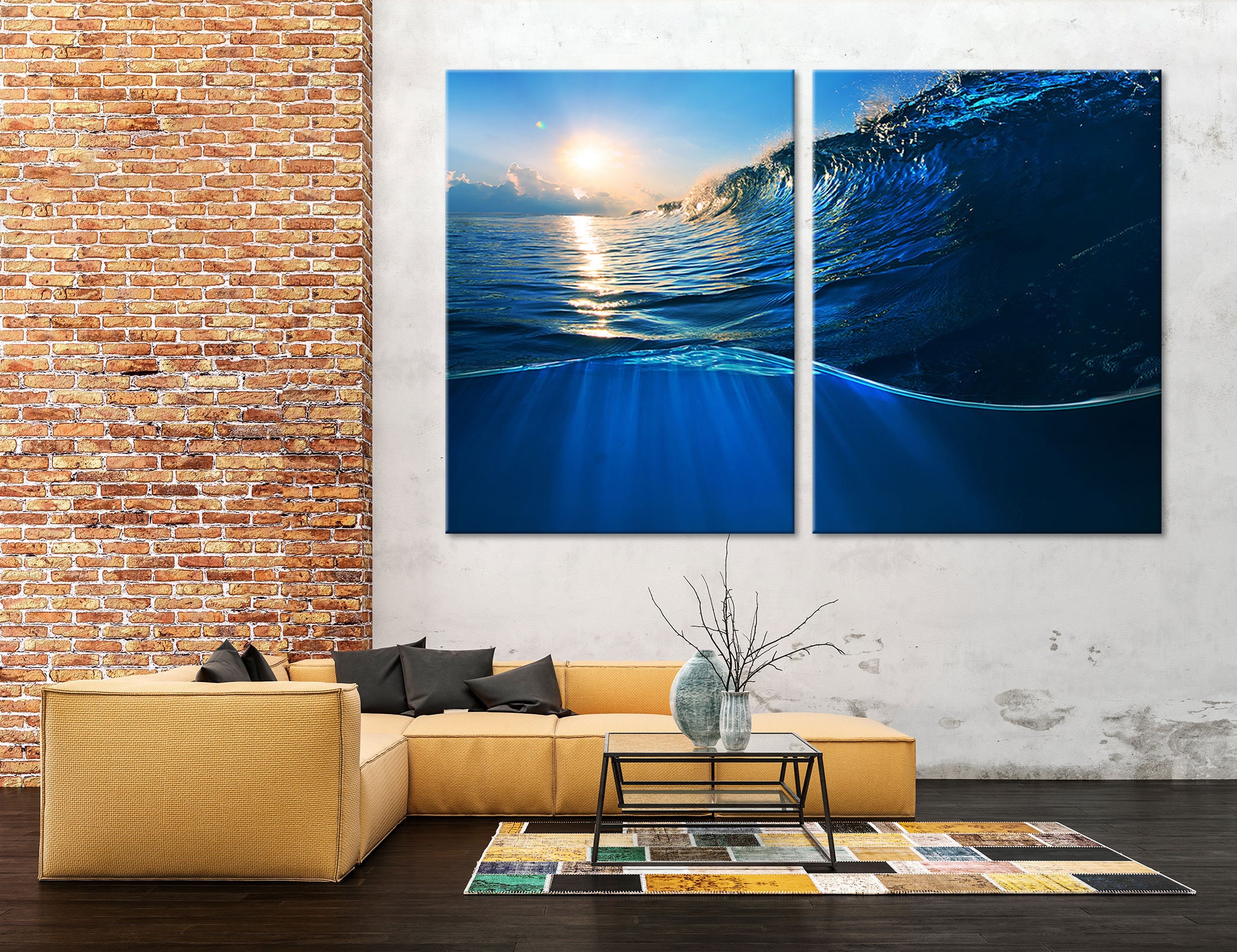 Wave Wall Art Wave Wall Decor Wave Canvas Wave Art Print Wave - Etsy