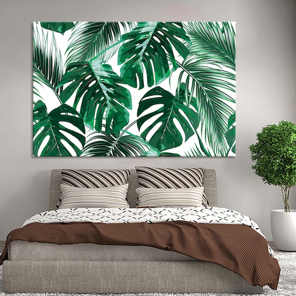 Palm Leaf Print - Etsy