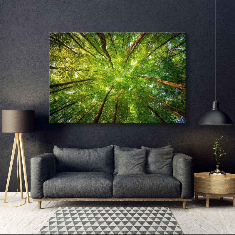 Green Tree Art Print - Etsy