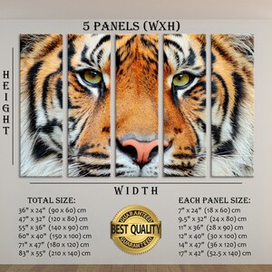Tiger Canvas Tiger Print Tiger Poster Tiger Photo Wall Art Tiger Wall ...