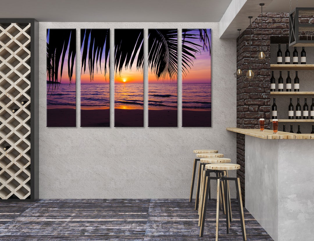 Sunset Canvas Art Sunset Extra Large Sunset Large Wall Art Sunset Photo ...