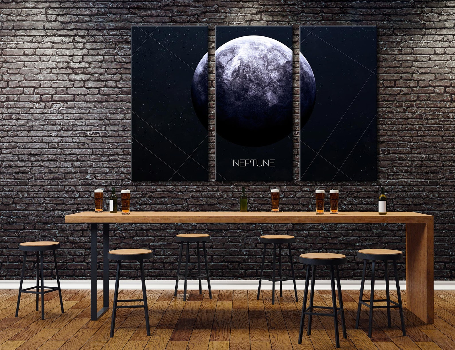 Neptune Canvas Neptune Decor Neptune Photo Neptune Poster Neptune Print ...