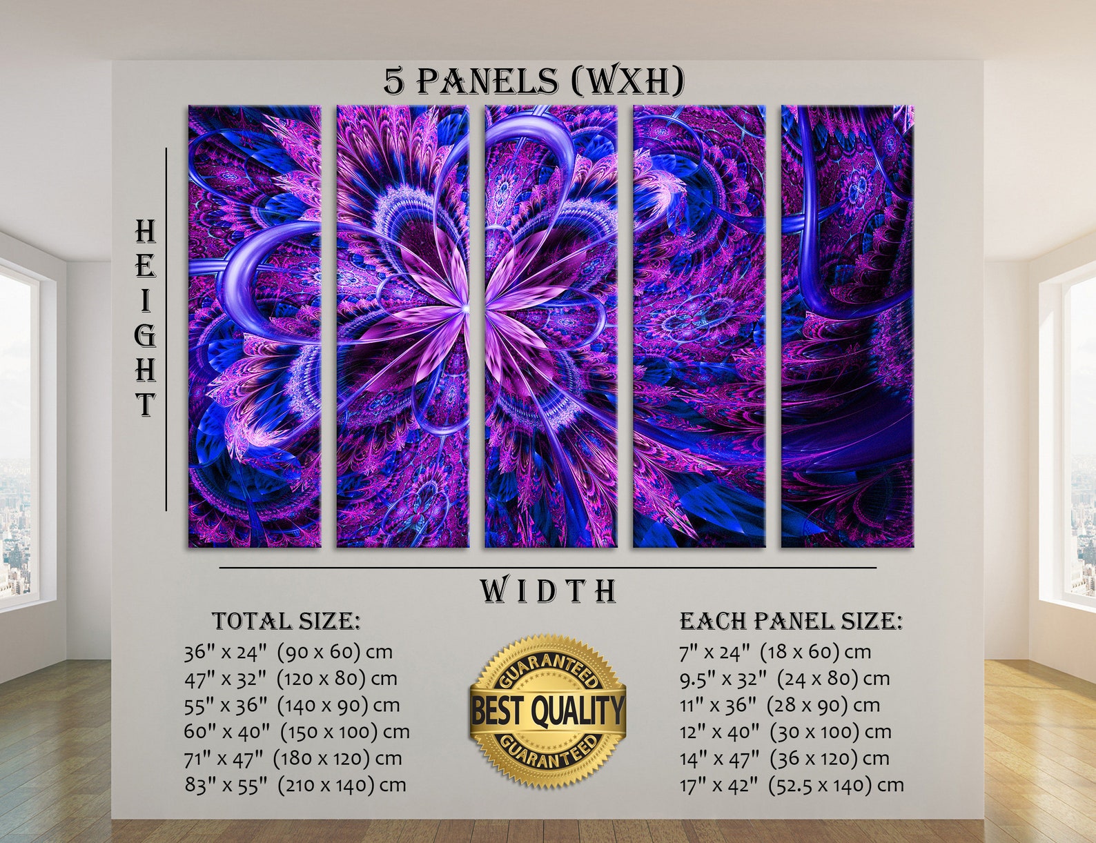 Abstract 3D Flower Wall Art Abstract Canvas Abstract Print | Etsy