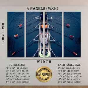 Rowing Wall Art Print Rowing Wall Decor Rowing Canvas Rowing Print ...