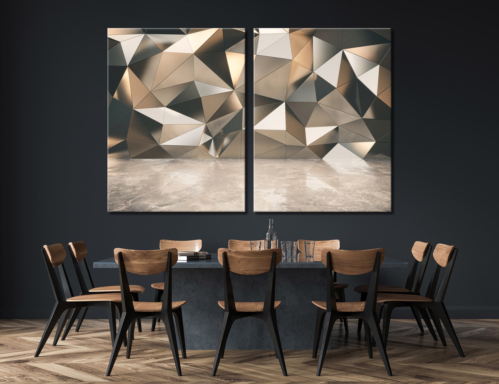 3D Wall Art Prints 3D Wall Art Decor 3D Abstract Canvas 3D - Etsy UK