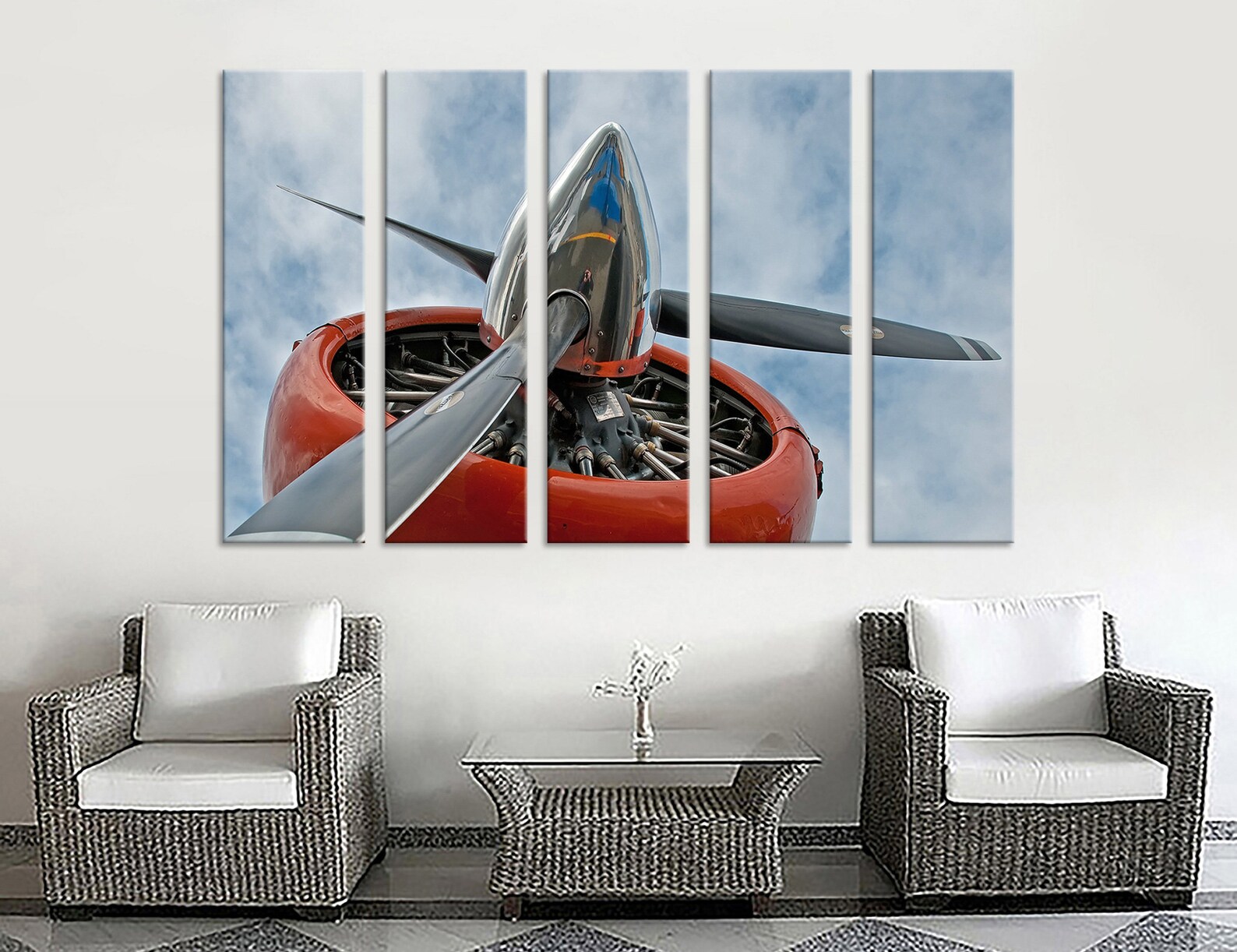 Airplane Closeup Aircraft Print Plane Engine Airplane Decor Engine ...