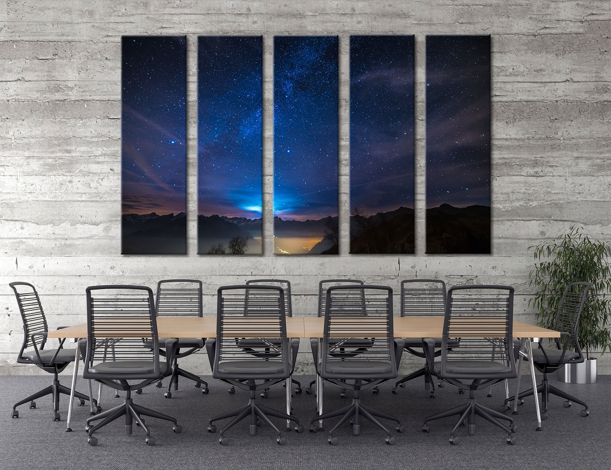 Starry Sky Canvas Starry Sky Print Starry Sky Poster Starry | Etsy