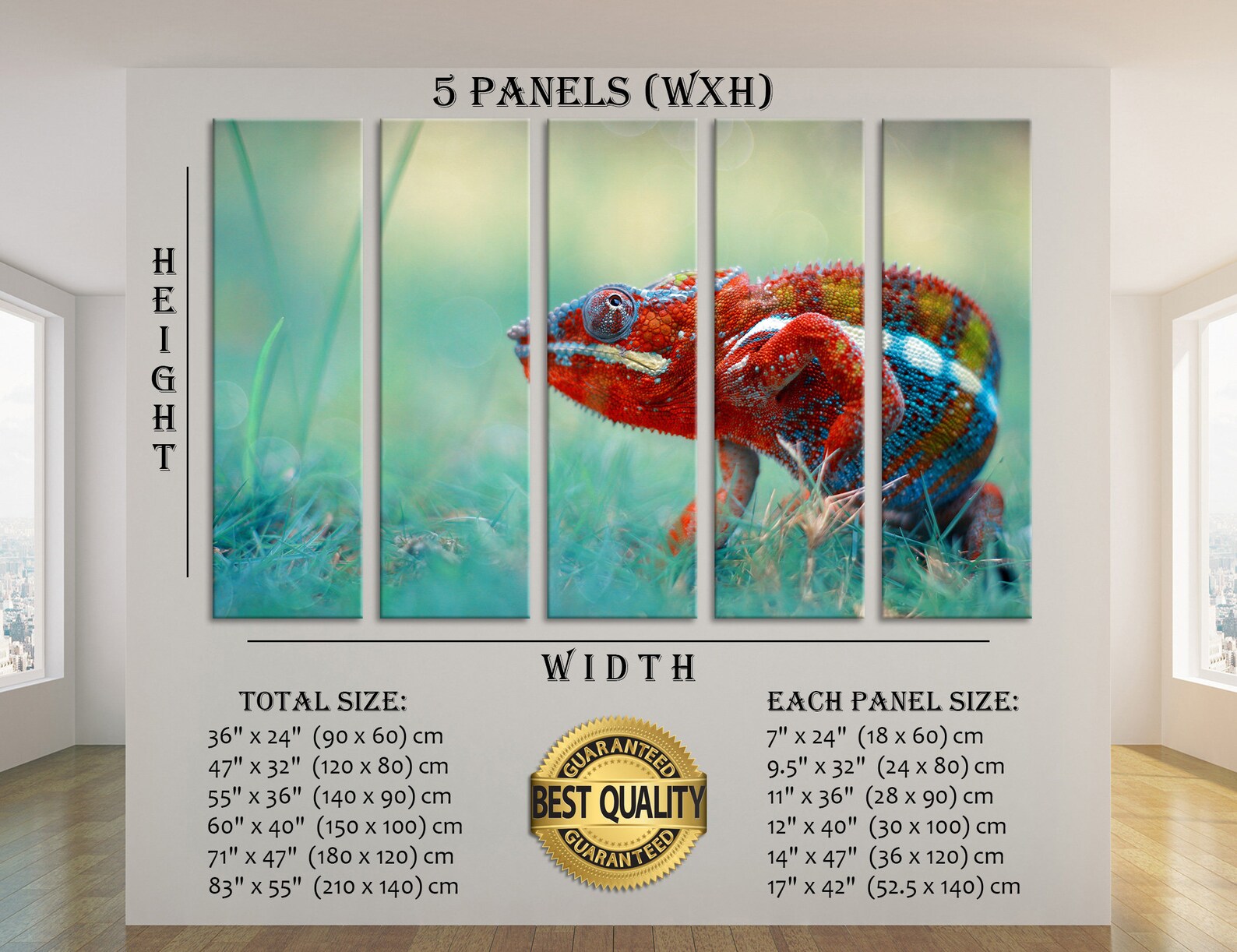 Chameleon Wall Art Chameleon Wall Decor Chameleon Print on | Etsy