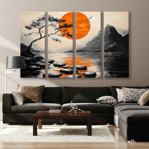 Japan Land of the Rising Sun Canvas Print - Traditional Japanese Art ...