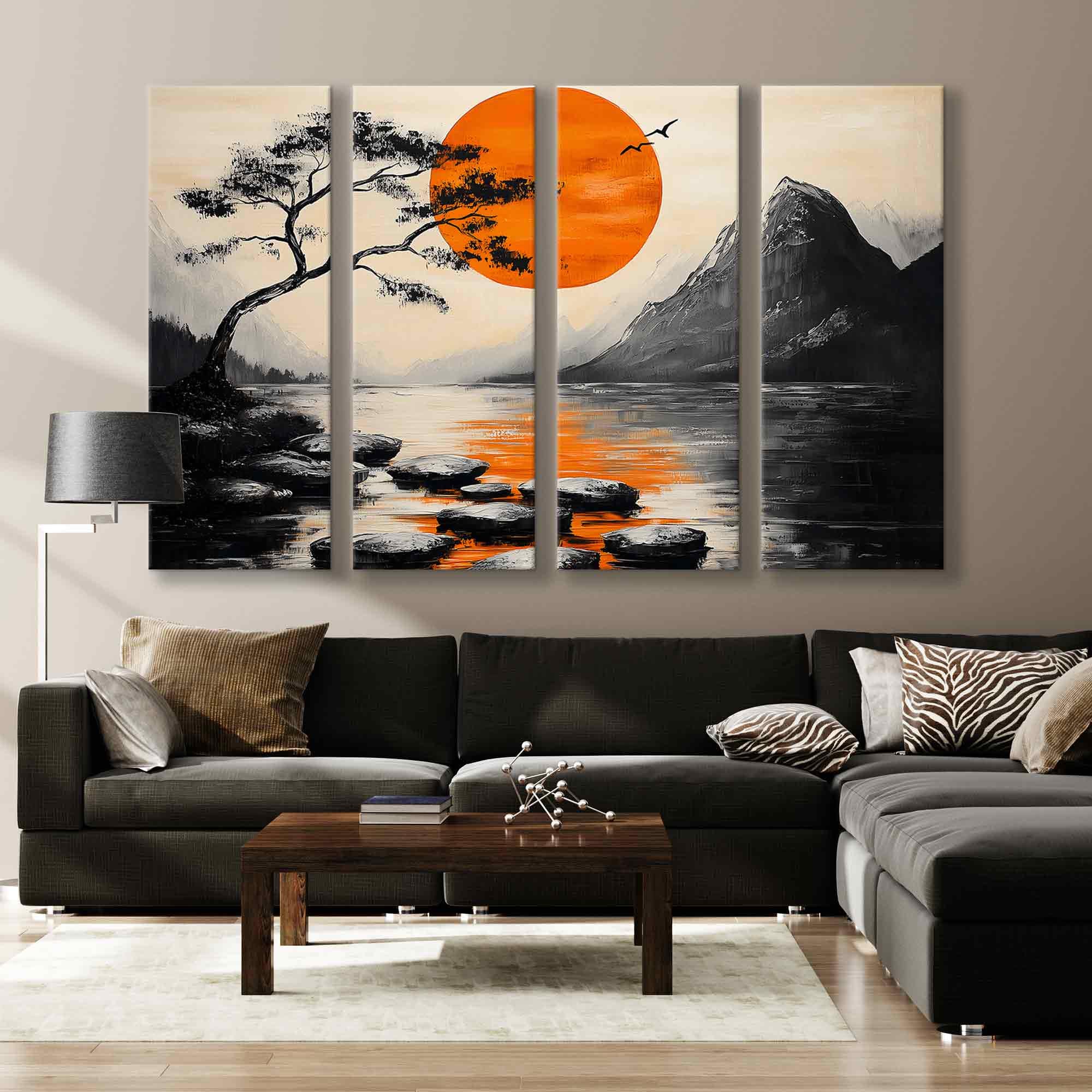 Japan Land of the Rising Sun Canvas Print - Traditional Japanese Art ...