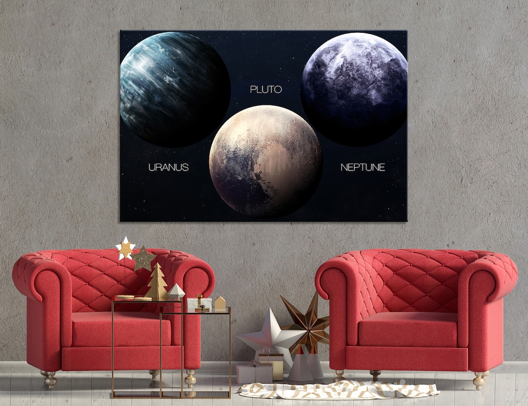 Stunning Planets of the Solar System Canvas Print - Astronomy Art for ...
