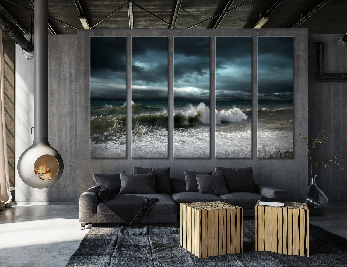 Storm Art Storm Canvas Storm Decor Storm Home Decor Storm - Etsy Australia