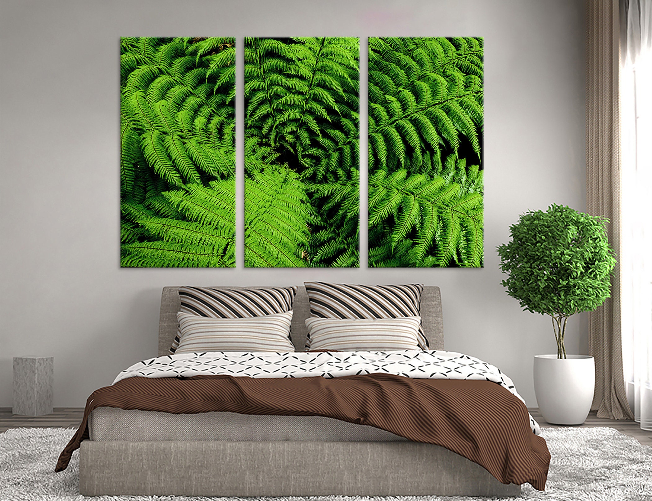 Fern Wall Art Fern Wall Decor Fern Canvas Fern Print Fern | Etsy